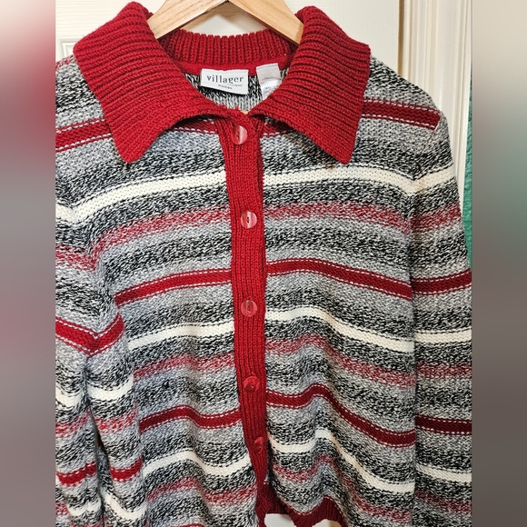Liz Claiborne | Sweaters | Vintage Cotton Mix Liz Claiborne Villager ...